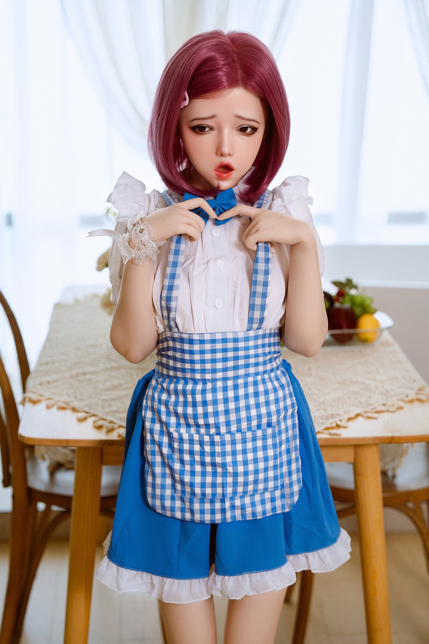 150cm/4ft11 A-cup Silicone Sex Doll – Emily – JUICE DOLL